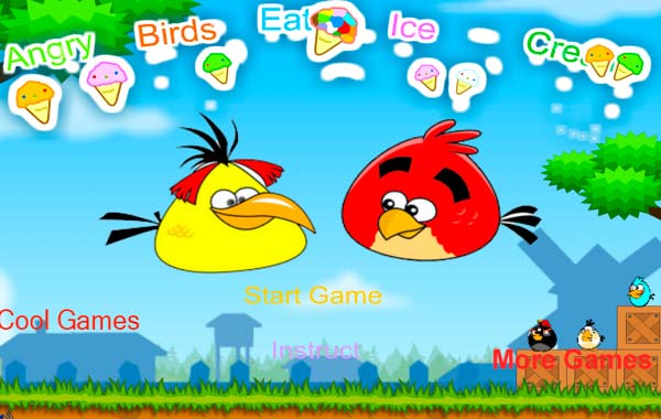 Angry Birds Eat Ice Cream ⋆ Juegas Peque Juegas Peque